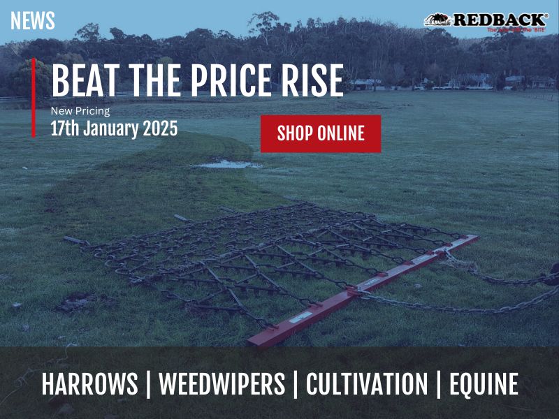 REDBACK Product Pricing Changes - Shop Now