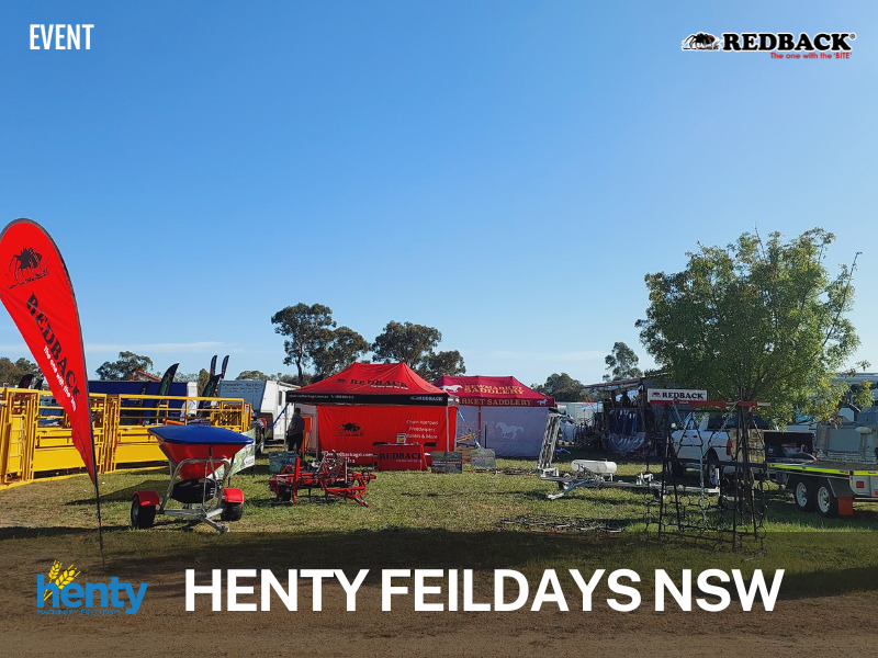 Henty Field Days 2025 | Redback Agri & Equine - Australia